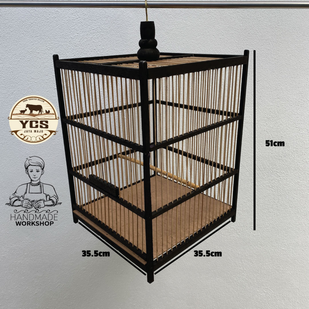14x14 Sangkar Burung Bird Cage Handmade Original Thailand | Shopee Malaysia