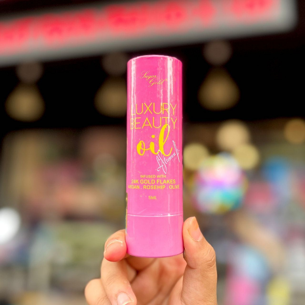 NEW LOOK!! SUGAR GOLD LUXURY BEAUTY OIL 5ML | Shopee Malaysia