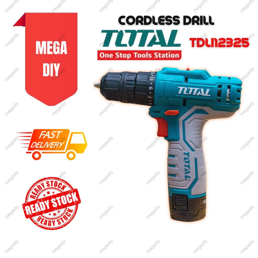 Total Li-ion S12 Cordless Drill (12V) TDLI12325 | Shopee Malaysia