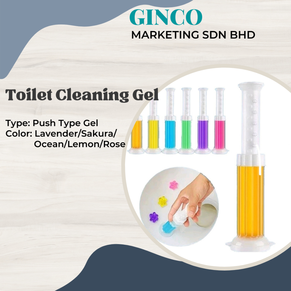 GINCO Korean Toilet Bathroom Push Type Scrubble Bubble Cleaner CLeaning ...
