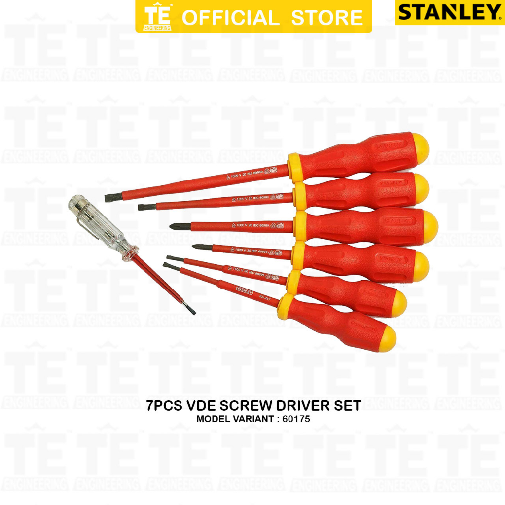 Stanley 7pcs VDE Screw Driver Set (STMT60175) | Shopee Malaysia