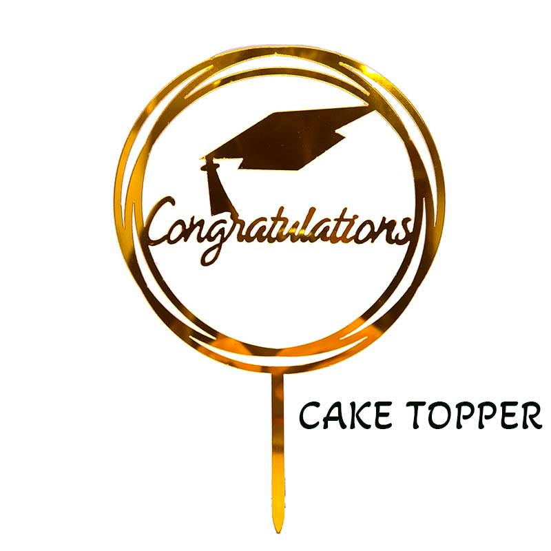 Congratulations Cake Topper Baking Party Decoration Celebration Kek ...
