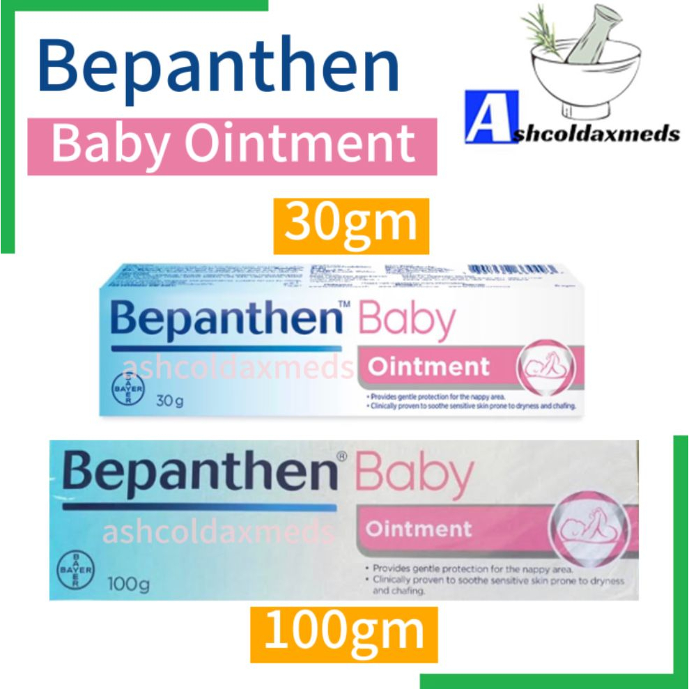 Bepanthen ointment 30gm/100gm EXP12/2025 (Prevent Nappy Rash and Treats ...