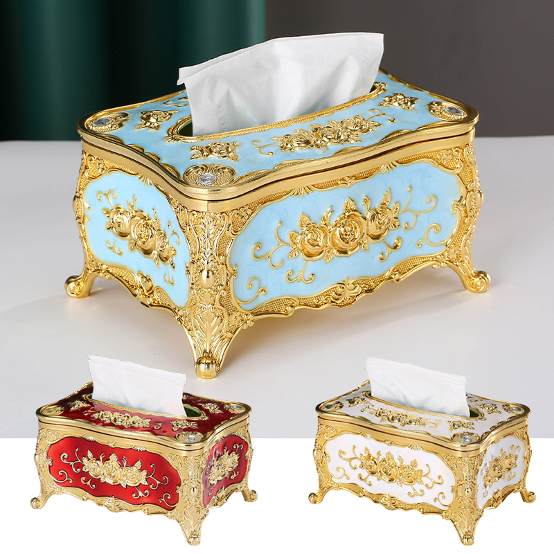 Nordic Style Tissue Box Acrylic Luxury Tissue Holders Restaurant Table ...