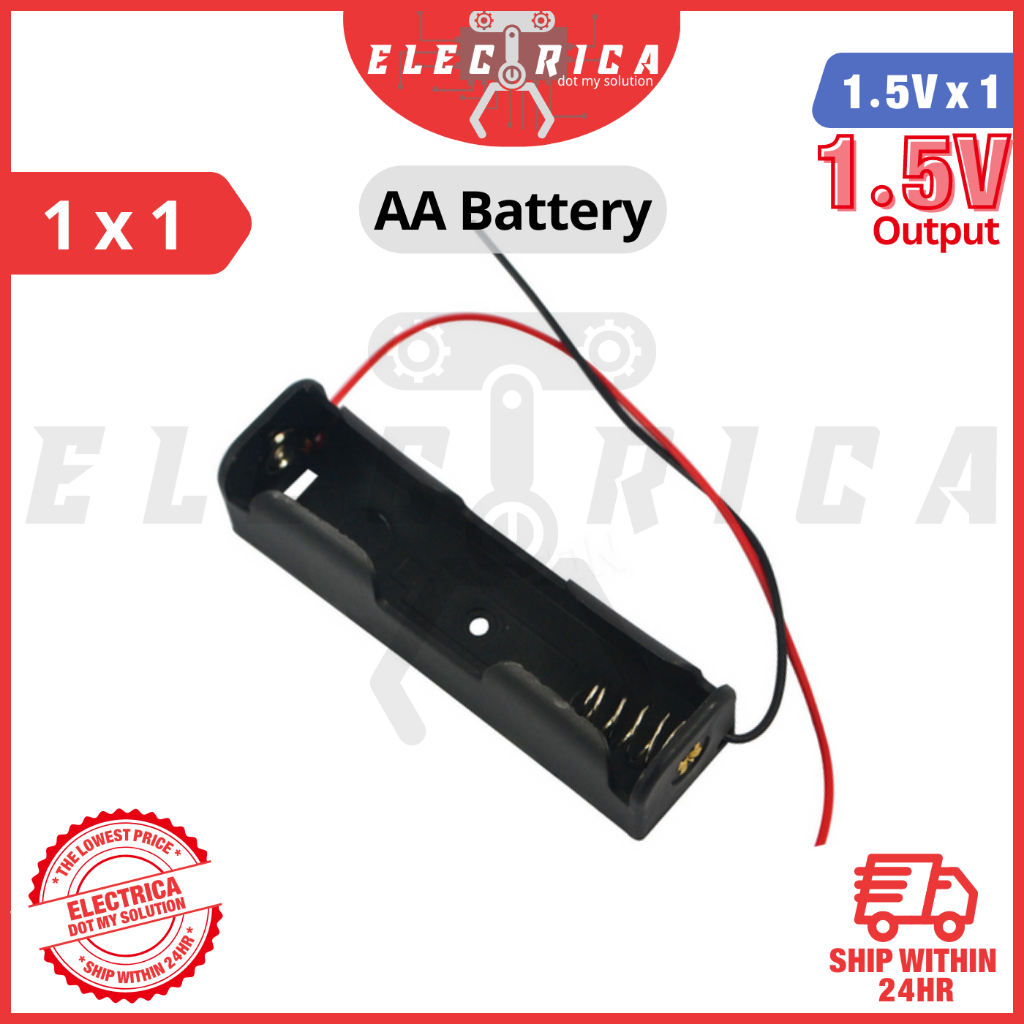 AA AAA 18650 Battery Holder only / DC Power Jack / Casing with On & Off ...