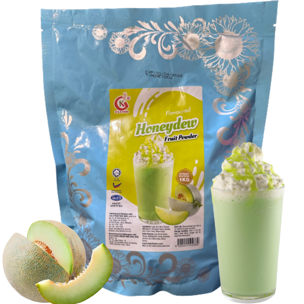 G&K 1KG Honeydew/Tembikai Susu Powder(Halal) Serbuk Ice Blended ...