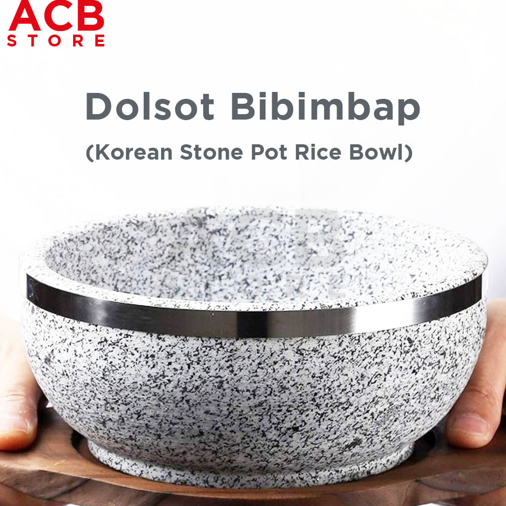 [READY STOCK] Traditional Korean Dolsot Bibimbap Natural Stone Bowl ...