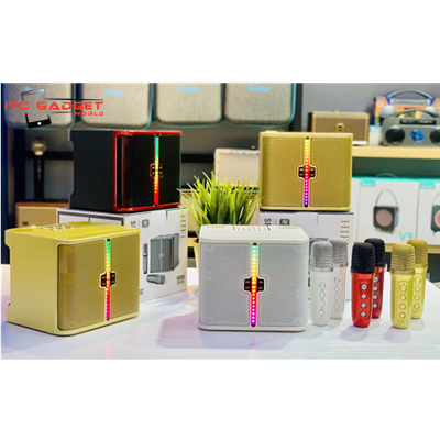 SU-YOSD YS-232 Wireless Karaoke Speaker With Two Wireless Microphone ...