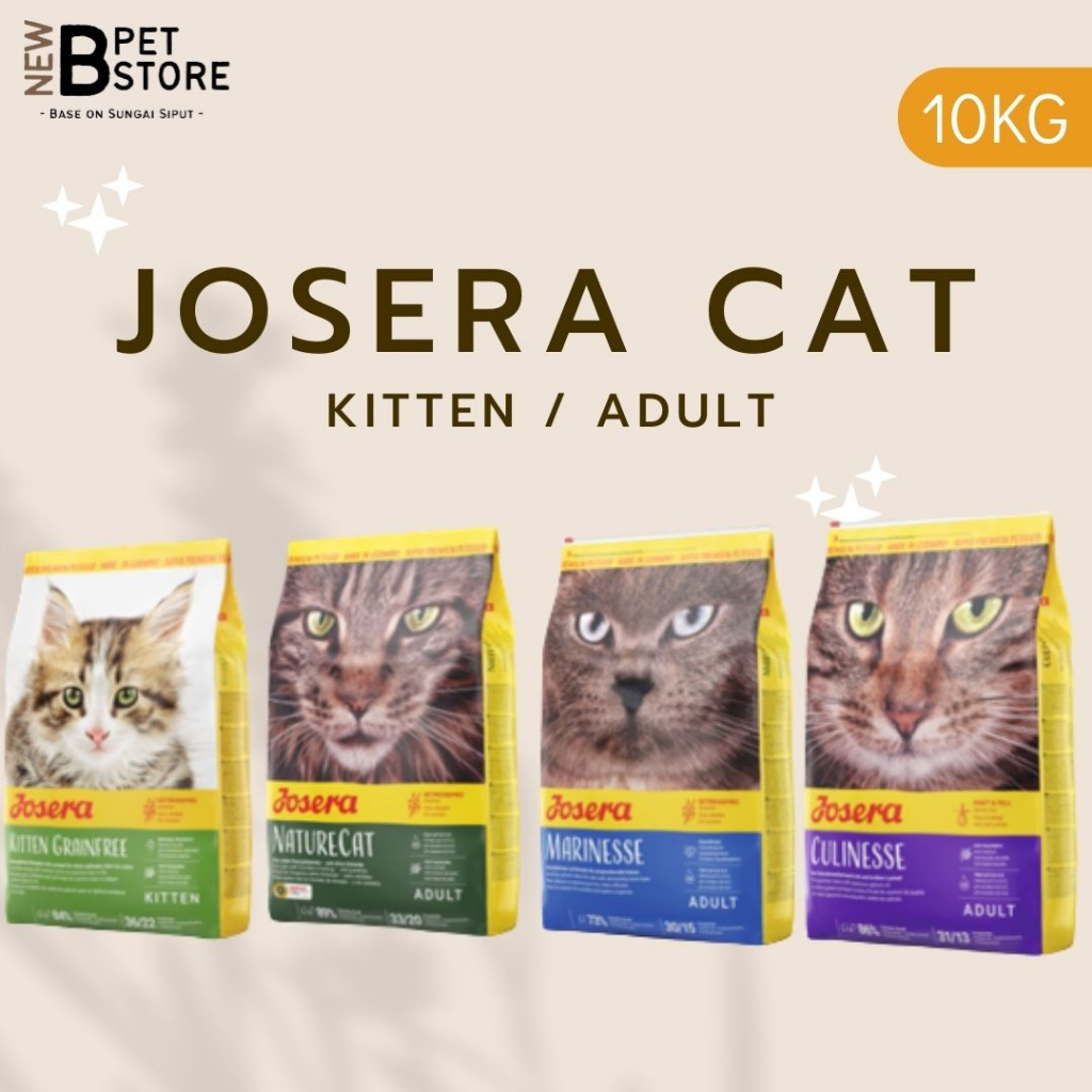 JOSERA CAT FOOD 10KG SUPER PREMIUM CAT FOOD 10KG FREE BUBBLE WRAP NEWB ...