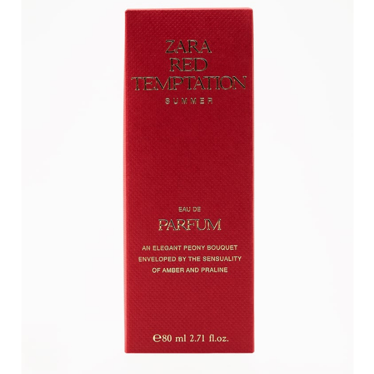 ZARA RED TEMPTATION SUMMER EDP 80ML FOR HER [READY STOCK][SHIPS ON SAME DAY] | Shopee Malaysia