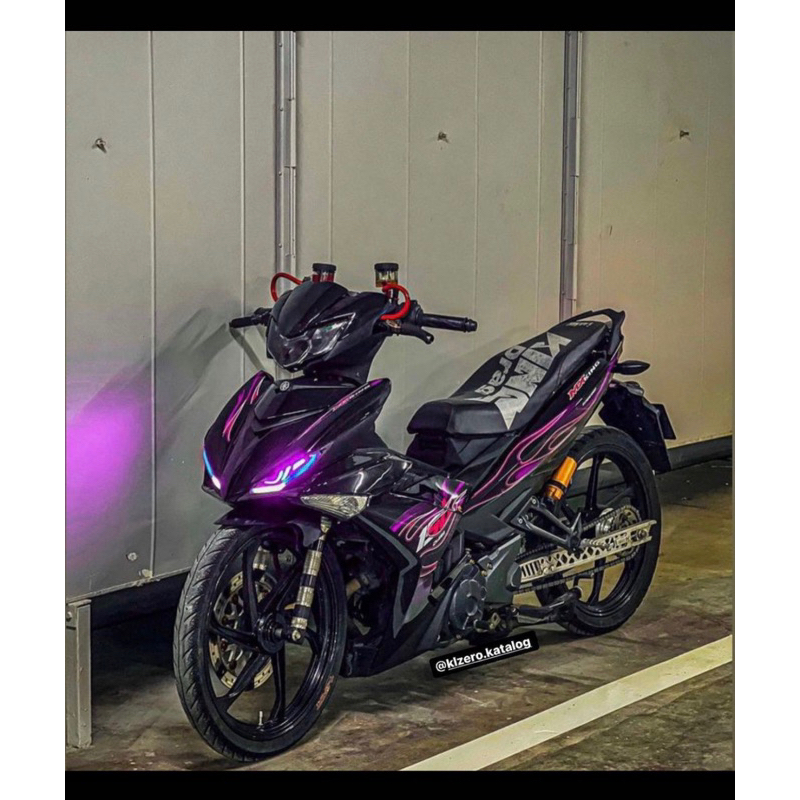 COVER SET Y15ZR V1 V2 DESIGN 2023 API PURPLE Y15ZR | Shopee Malaysia