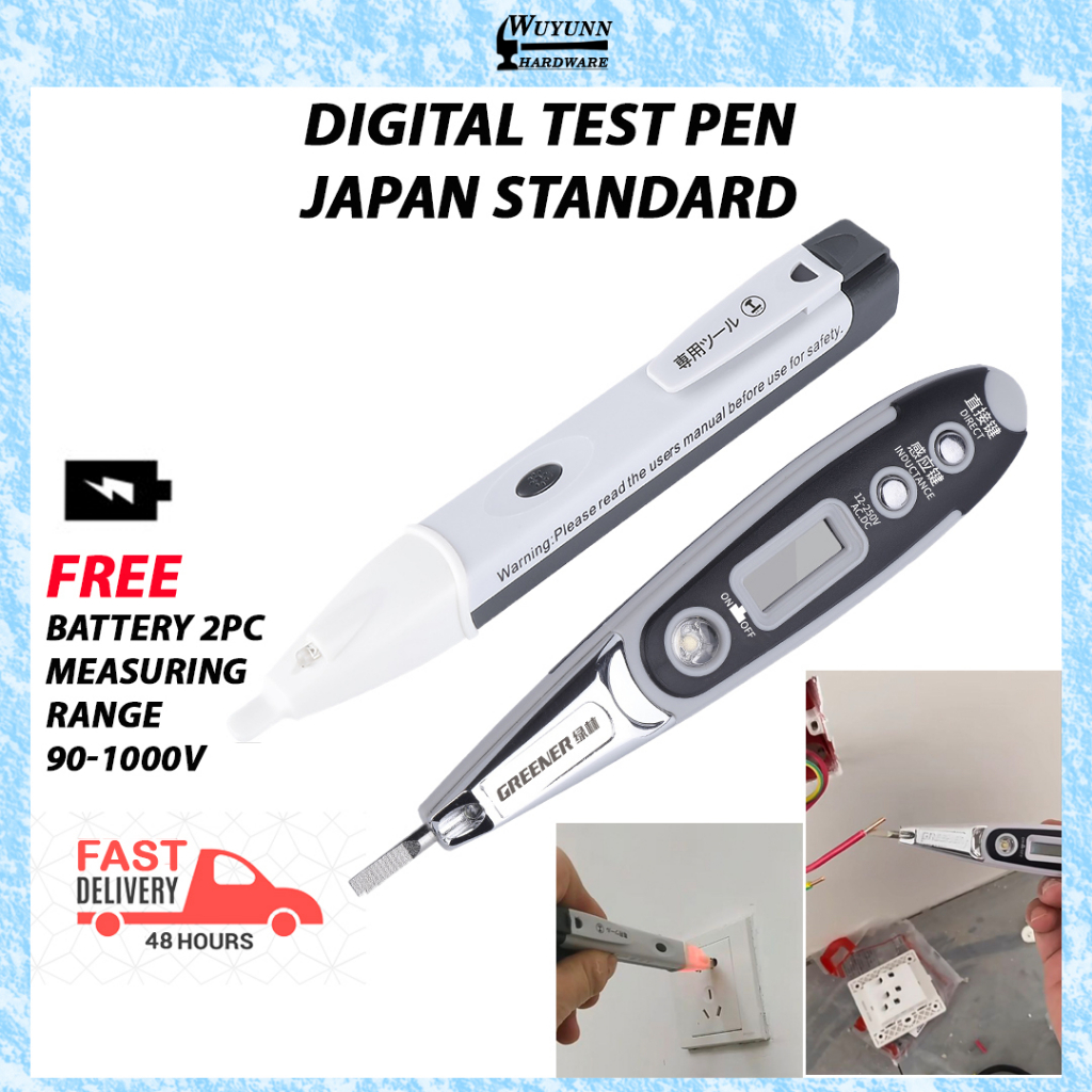 Wuyunn Test Pen Voltage Detector Test Pen Electrical Heavy Duty Test ...