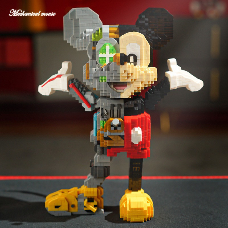 ⚠️现货⚠️ReadyStocks Disney Mickey Mouse building blocks toys 2207机械 米老鼠 米 ...