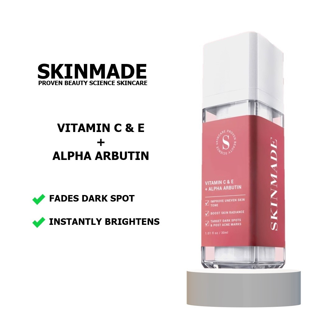 SKINMADE Vitamin C + E, Alpha Arbutin serum 30ml | Shopee Malaysia