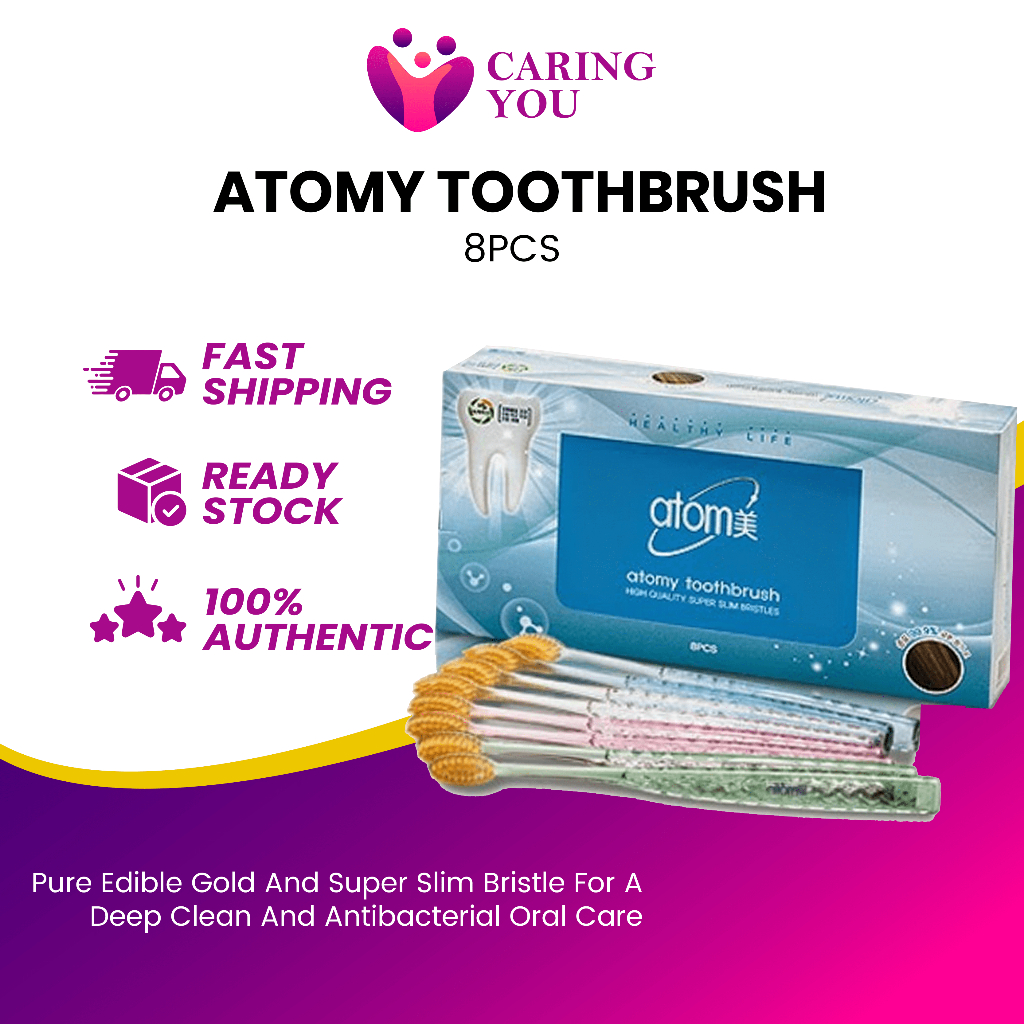 Atomy Toothbrush (8 pcs) 艾多美牙刷（八支) Soft Toothbrush Oral Care Berus Gigi ...