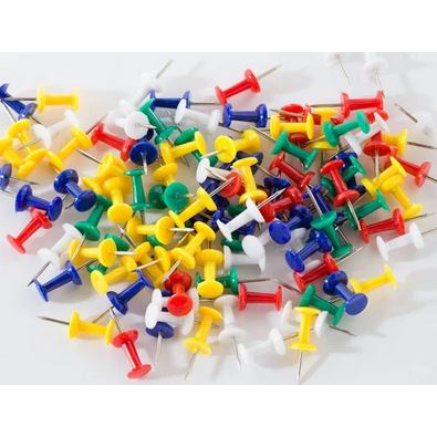 Plastic Head Push Pin (25pcs) | Shopee Malaysia