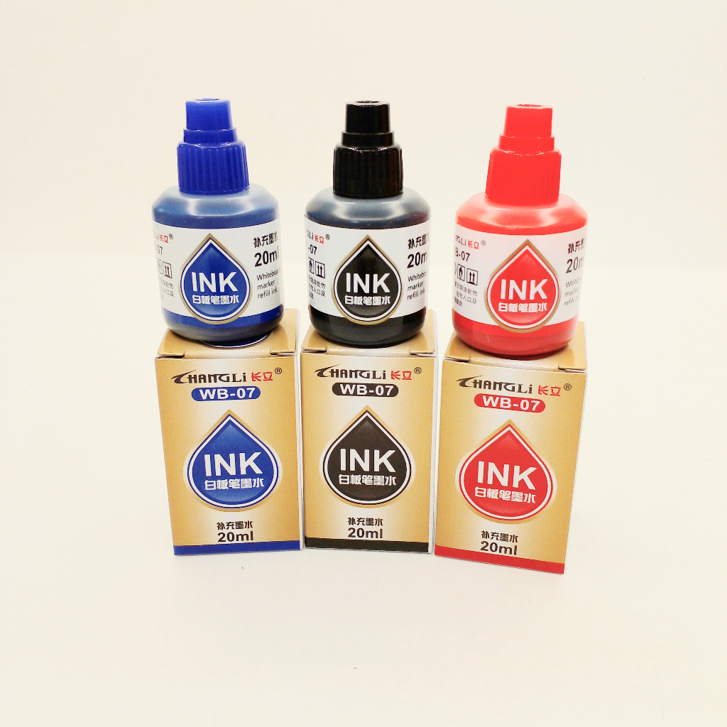 Changli Whiteboard Marker Refill Ink 20ml (WB07)(CAN USE ALL WHITEBOARD ...
