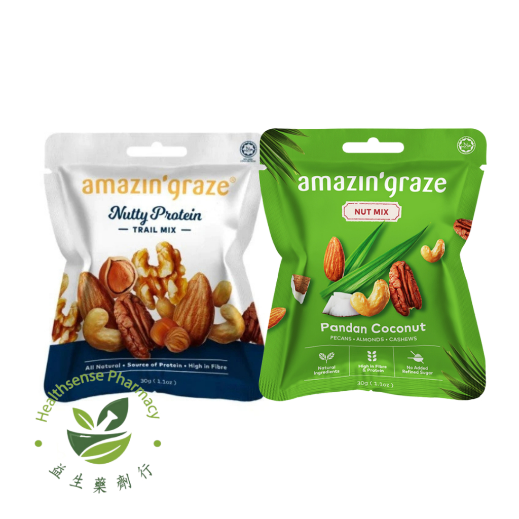 AMAZIN GRAZE Pandan Coconut Nut Mix/Nutty Protein Trail Mix/ Immunity ...