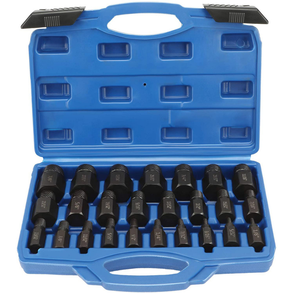 25pcs Damaged Screw Extractor Remover Set Hex Shank Broken Bolt ...