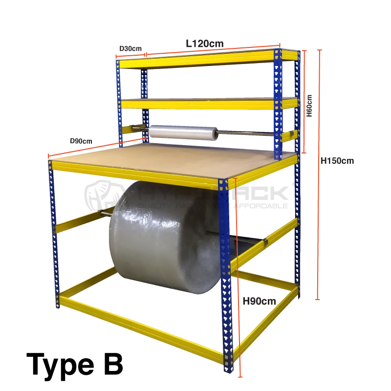 🐘[FREE SHIPPING] HYPERACK™️ Heavy Duty Packaging Table Online Seller ...