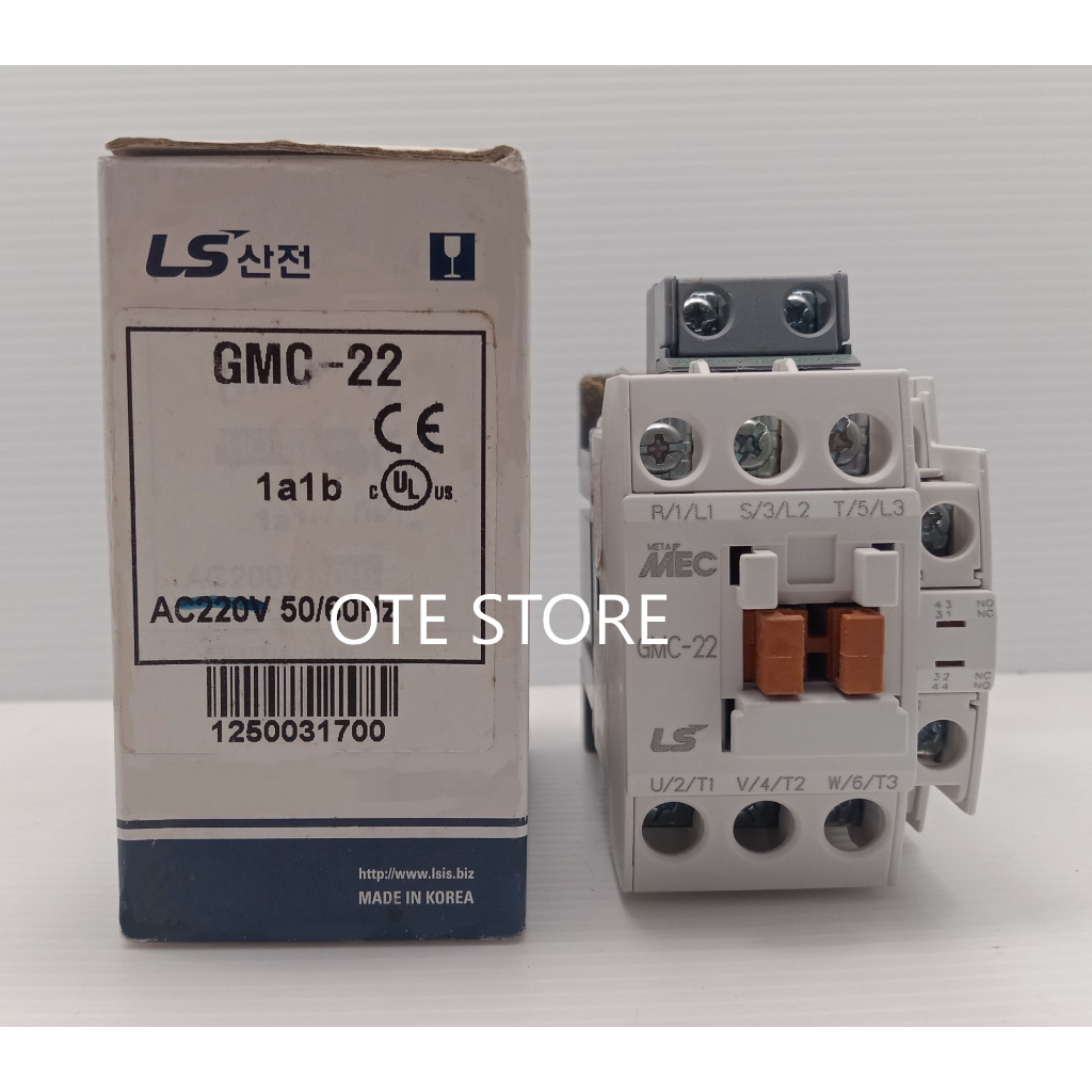 LS GMC-22 CONTACTOR (42VAC / 110VAC / 415VAC) (MADE IN KOREA) | Shopee ...