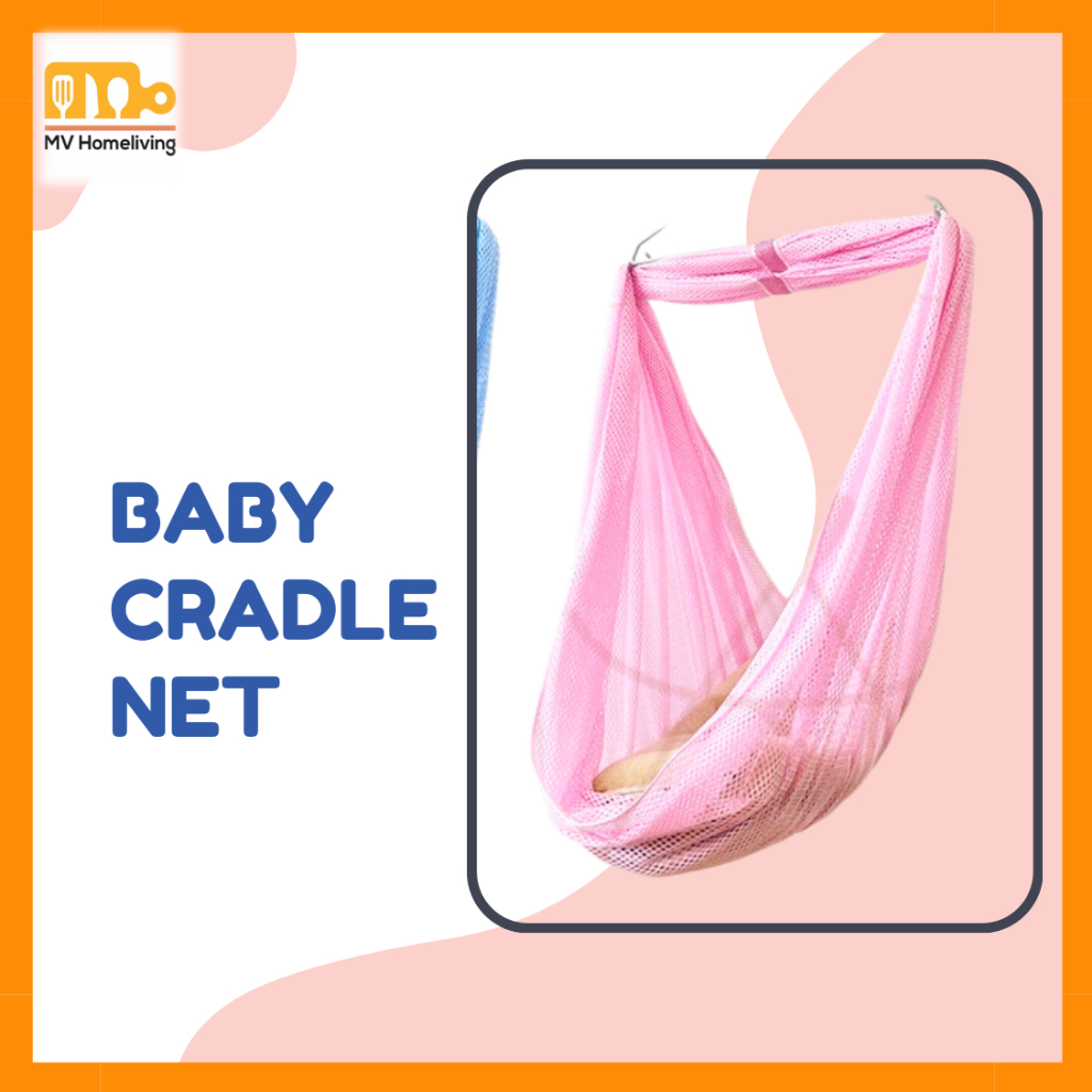 Kain Buaian Bayi l Baby Cradle Net l Sarung Jaring Buaian Baby | Shopee ...