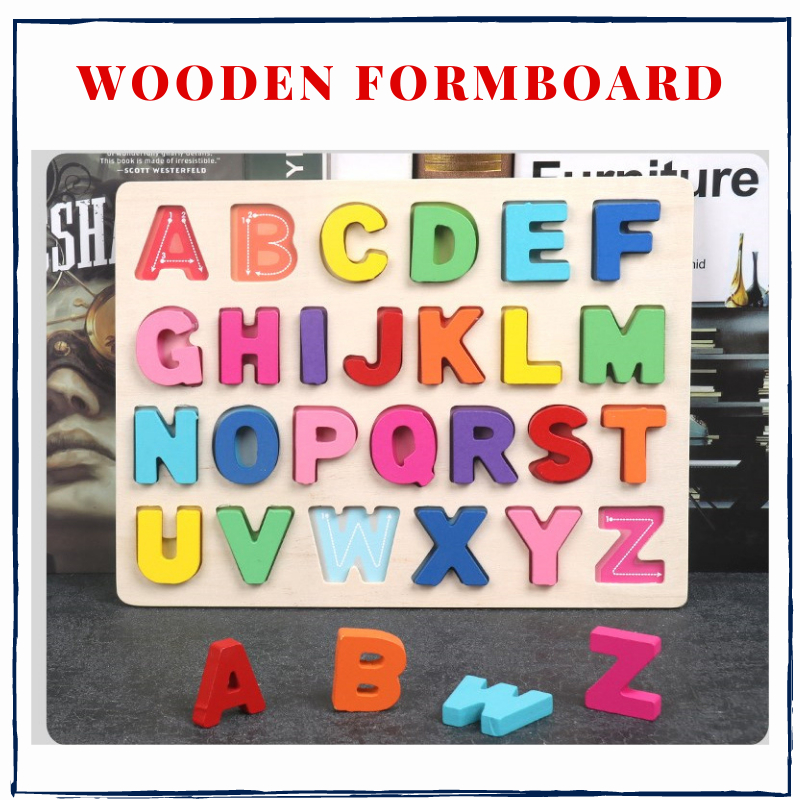 Last set l ABC ALPHABET WOODEN PUZZLE FOAMBOARD l 木质拼图 | Shopee Malaysia