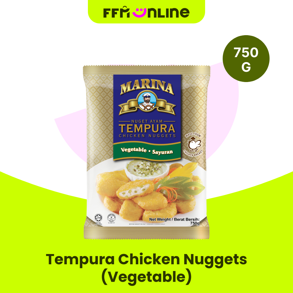 [Klang Valley Only] Marina Tempura Chicken Nuggets with Vegetable (750g ...