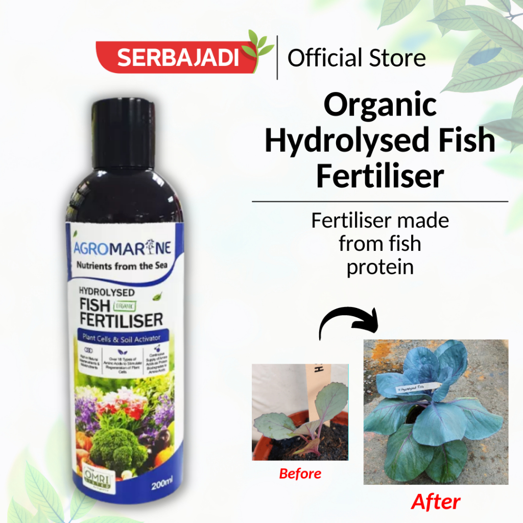 Serbajadi Agromarine Hydrolyse Fish Organic Fertiliser/ Concentrate ...