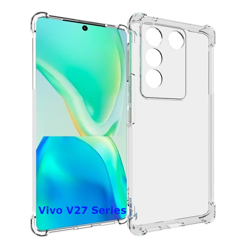 Bumper Shockproof Transparent Soft TPU Silicon Casing For Vivo V29 /V27 / V27E / V27 PRO ...