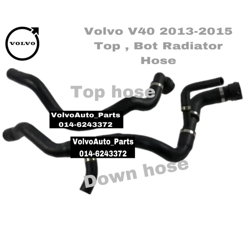 Original Volvo V40 2.0 T5 Radiator hose Top & Down | Shopee Malaysia