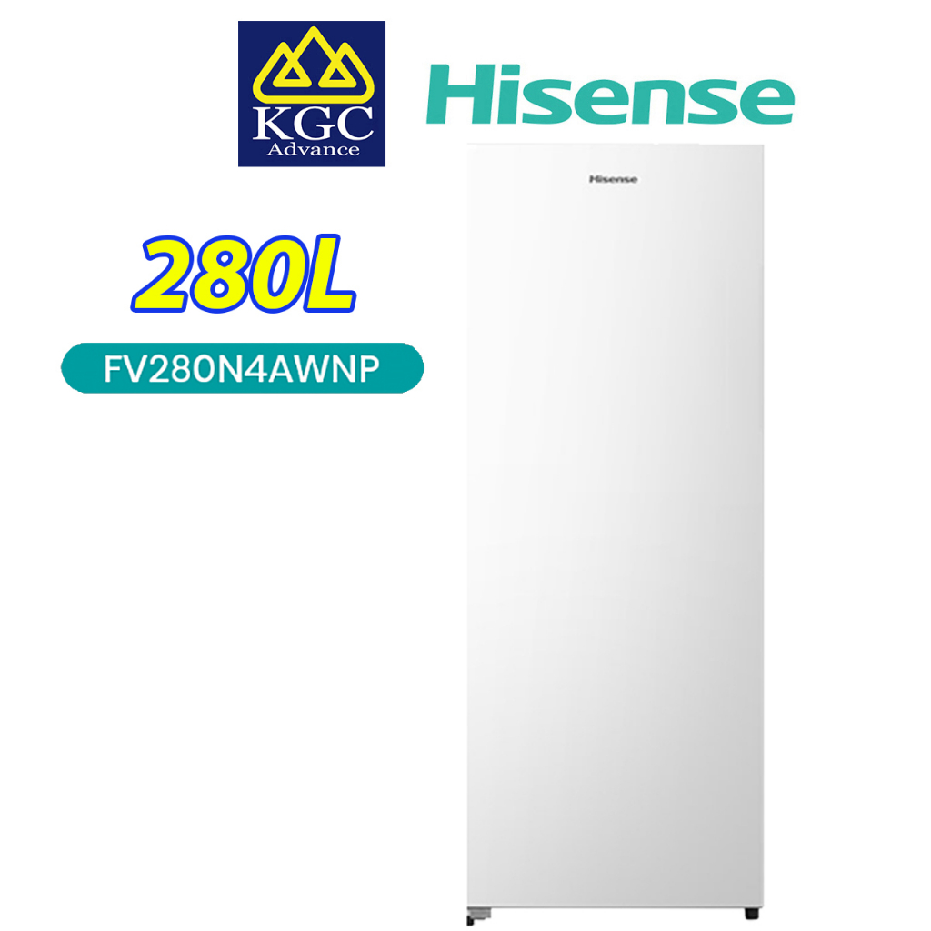 (Free Shippng) Hisense Upright Freezer (280L) FV280N4AWNP | Shopee Malaysia
