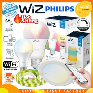 PHILIPS Wiz Tunable White | 3 Color Smart Bulb E27 E14 GU10 LED Bulb Downlight Ceiling Lamp Plug ...