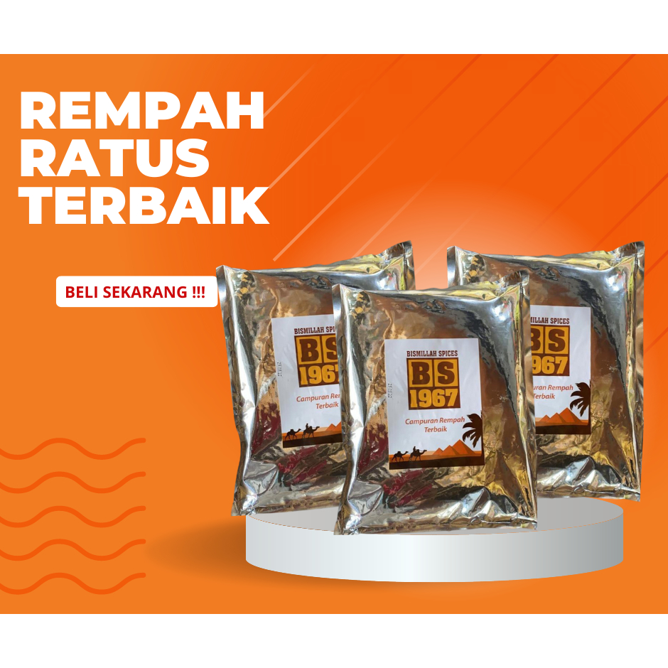 SERBUK REMPAH TERBAIK (1KG)/REMPAH DAGING/REMPAH IKAN/REMPAH MURTABAK ...