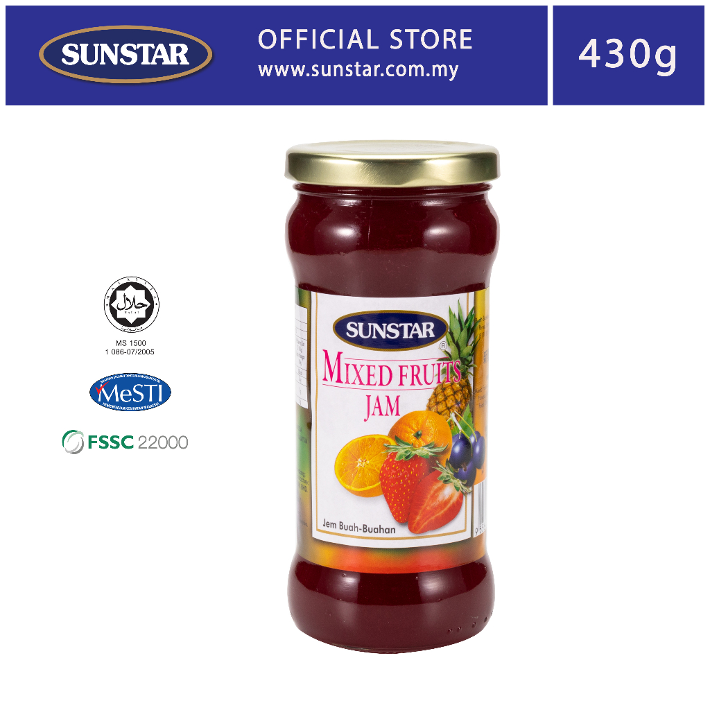SUNSTAR Mixed Fruit Jam / Jem Buah-Buahan (430g) | Shopee Malaysia