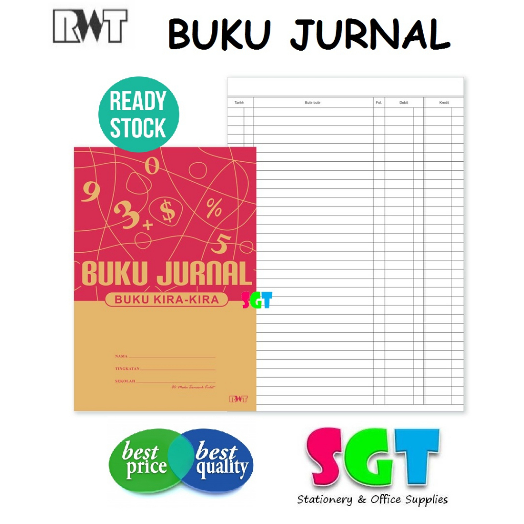 RWT A4 Kraft Buku Jurnal / Journal Book ( 80pgs ) - 1 UNIT | Shopee ...