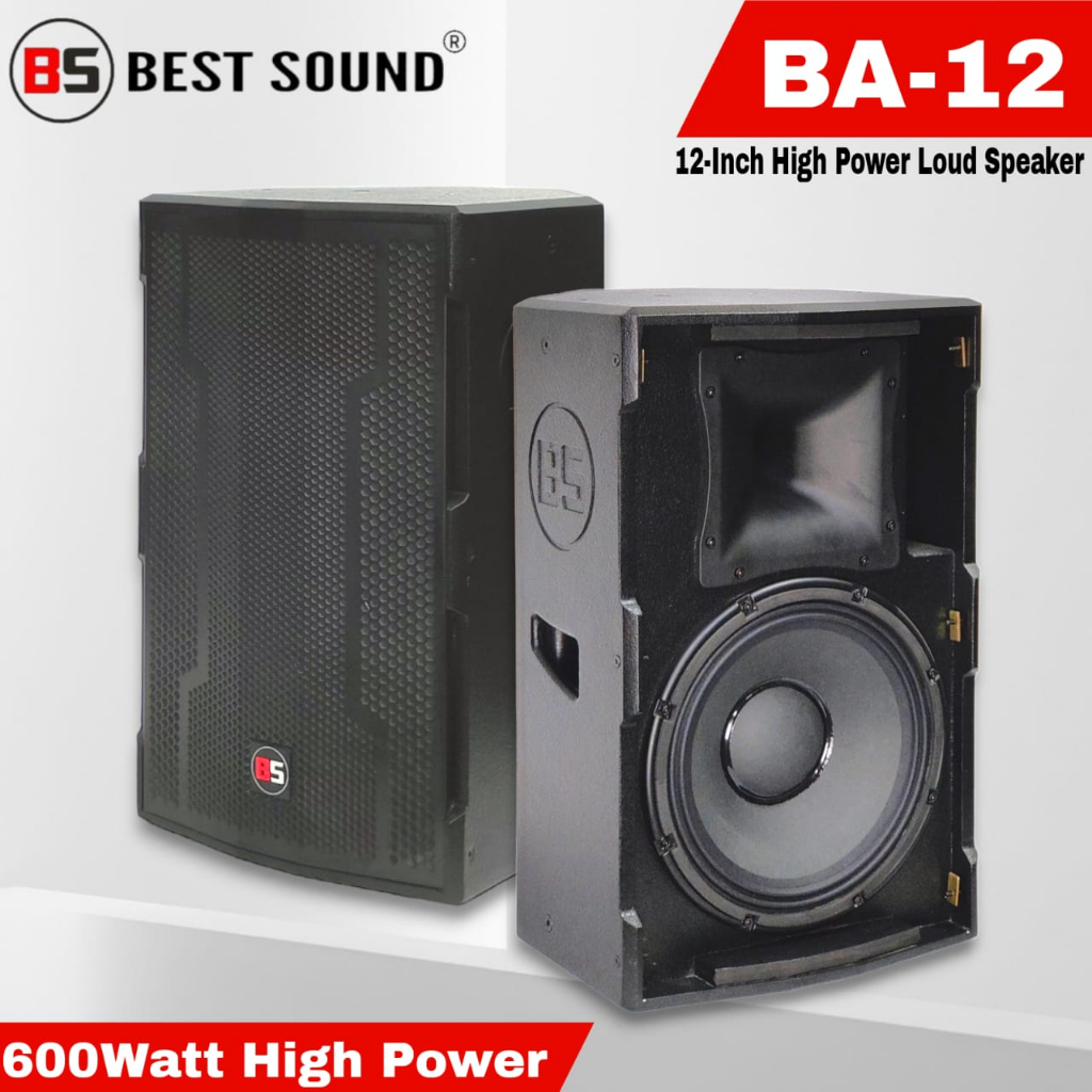 ( SEBIJI / PER UNIT )BS Best Sound Stage Audio BS12 Loud Speaker Wooden | Shopee Malaysia