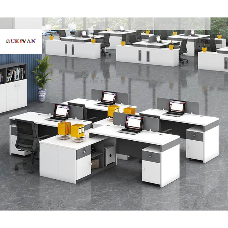 Office Desk Set Integrated Computer Desk Meja Pejabat Meja Ofis ...
