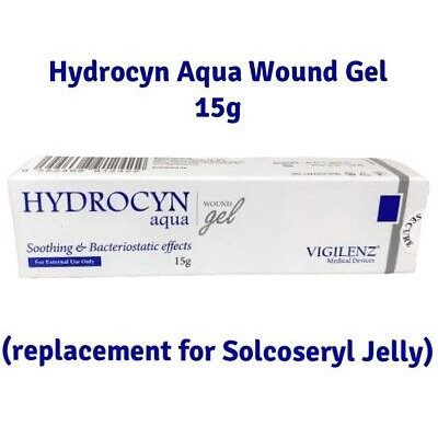 Vigilenz Hydrocyn Aqua Wound Gel 15g (REPLACEMENT FOR Solcoseryl Jelly ...