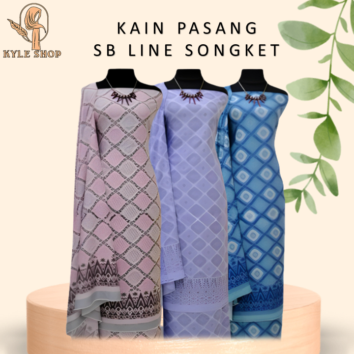 KAIN PASANG SB LINE SONGKET - Ready Stock !!! | Shopee Malaysia