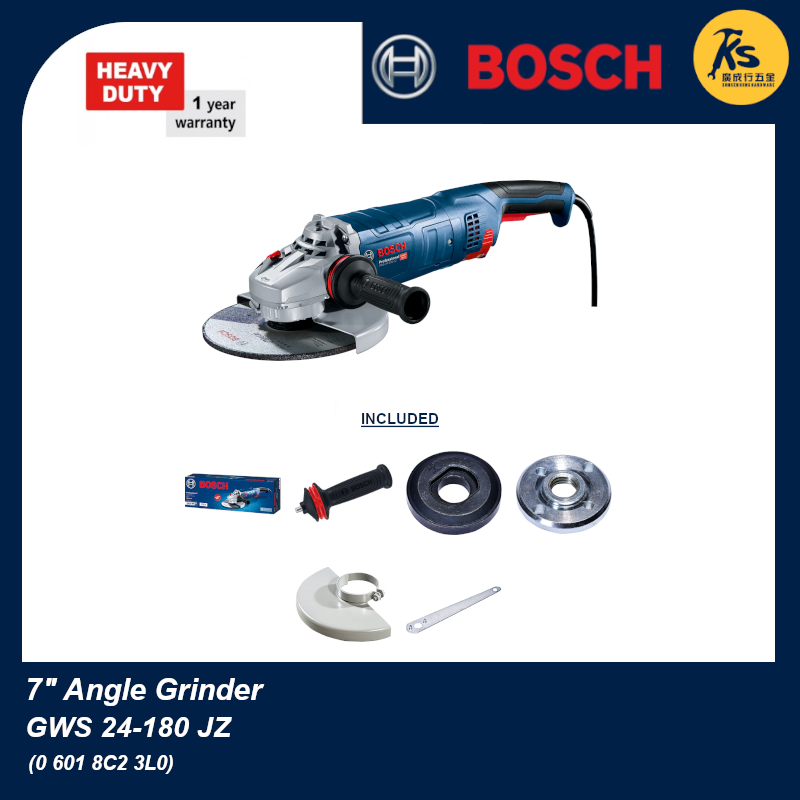 BOSCH Angle Grinder GWS 2200-180 | GWS 24-180 JZ Professional ( 0 601 ...