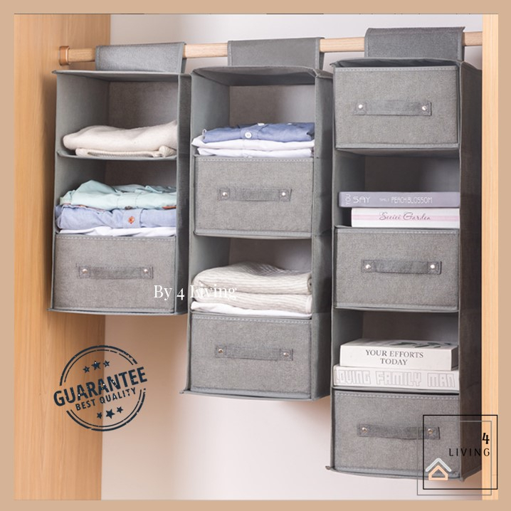 🔥READY STOCK🔥 GoodQuality Hanging Wardrobe Organizers Clothes Storage ...