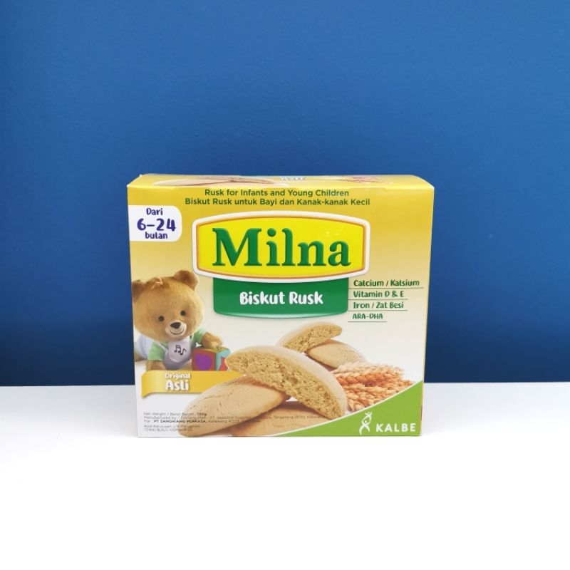 MILNA BISKUT RUSK 6-24 BULAN (ASLI/BUAH-BUAHAN CAMPURAN/PISANG ...