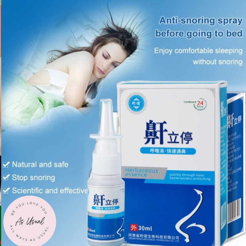 【Ready Stock 正品】Anti-snoring spray Silent Sleep Liquid Snore Stopper ...