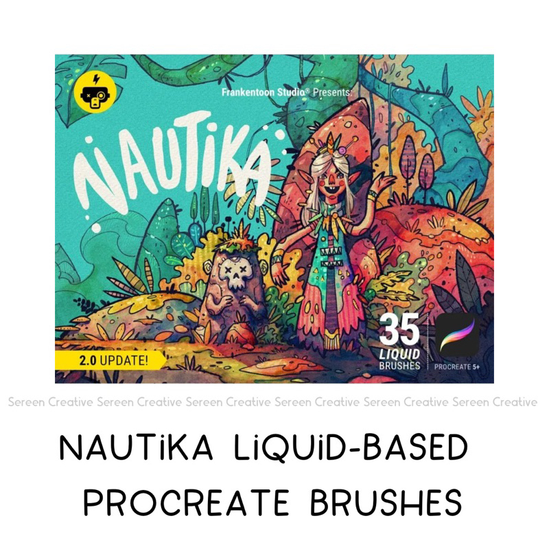 P352 Nautika Procreate Brush Pack (Liquid-based brushes for Procreate ...