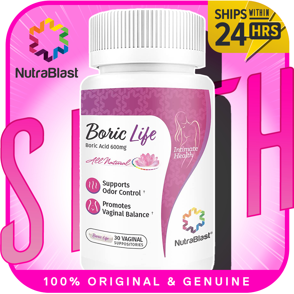 GENUINE NutraBlast Boric Acid Vaginal Suppositories | Suppository ...