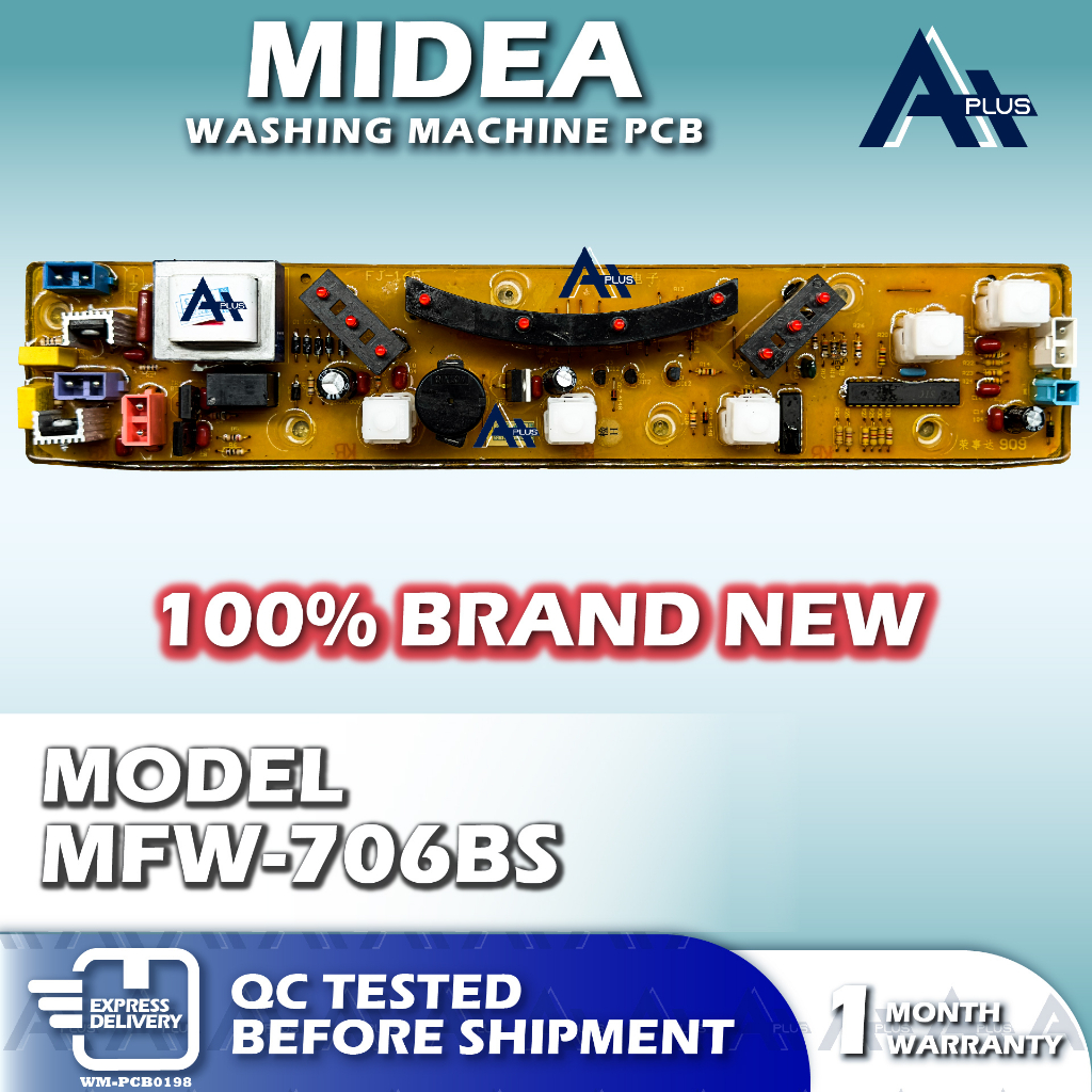 MFW-706BS MIDEA Washing Machine PCB Board MIDEA Board Mesin Basuh ...