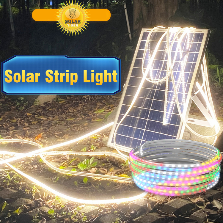 Solar LED Strip Light Waterproof Lampu Solar Outdoor Decorative ...