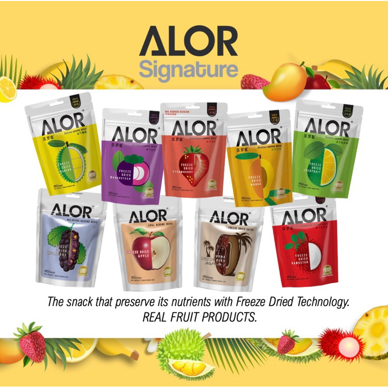 [ALOR] Freeze Dried Fruits Delicious Choice | Shopee Malaysia