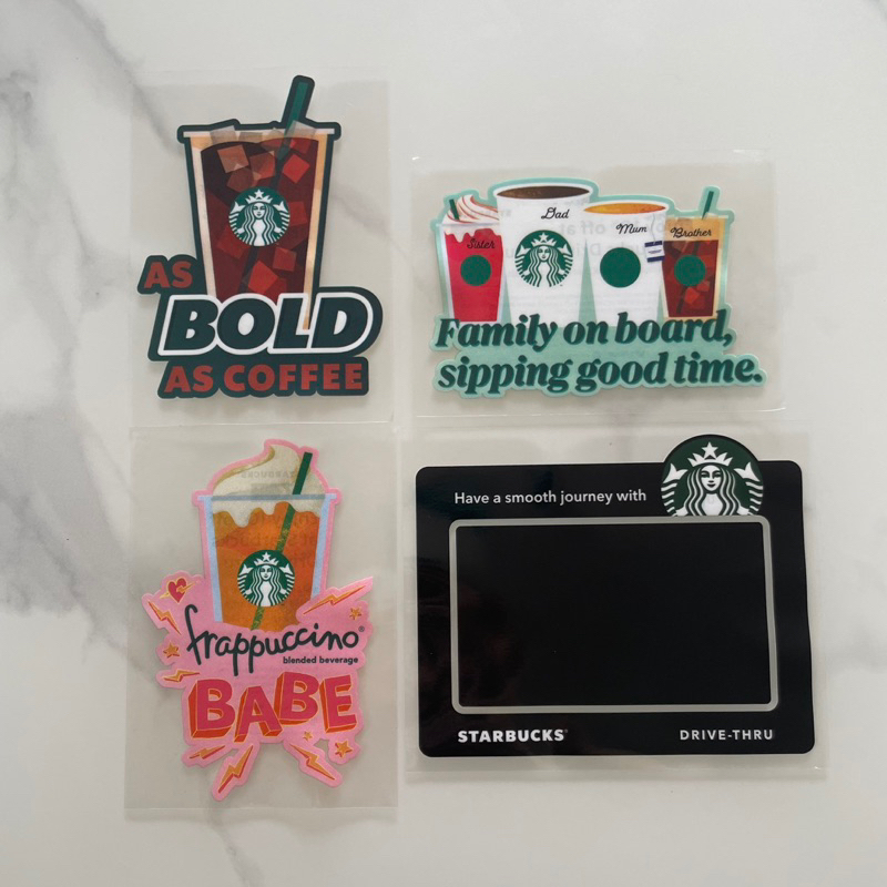 Starbucks Malaysia Drive Thru Stickers | Shopee Malaysia
